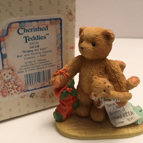 Cherished Teddies | Holiday | Vintage Retired Cherished Teddies Jacob ...